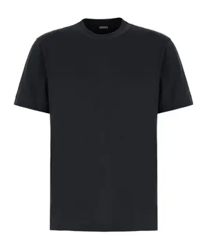 Zegna Crew Neck T-shirt - Black