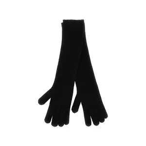 Max Mara Ribbed Knit Gloves