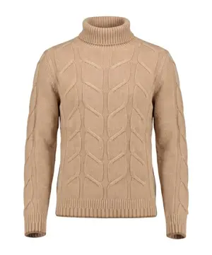 Altea Turtle Neck Sweater - Beige