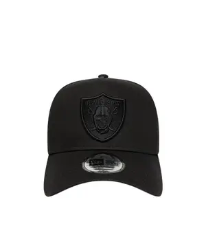 New Era Las Vegas Raiders Nfl Essential 9forty E-frame Adjustable Cap - Black