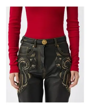 Versace Leather Belt 2 Cm