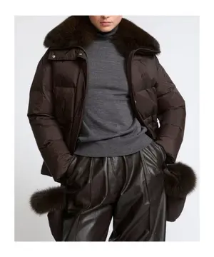 YVES SALOMON Long-sleeved Down Jacket