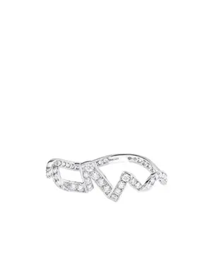 Dior Couture Double Ring - White