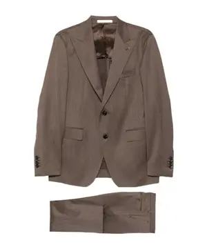 Tagliatore Peak-lapels Wool Suit No