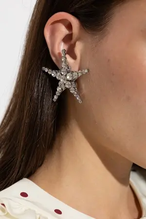 Alessandra Rich Star-shaped Earrings
