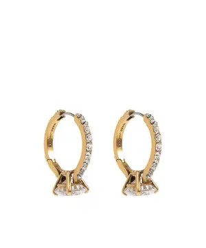 Marc Jacobs Pavé Hoop Earrings - Gold