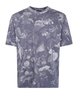 Emporio Armani Pattern-printed Crewneck T-shirt