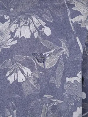 Emporio Armani Pattern-printed Crewneck T-shirt