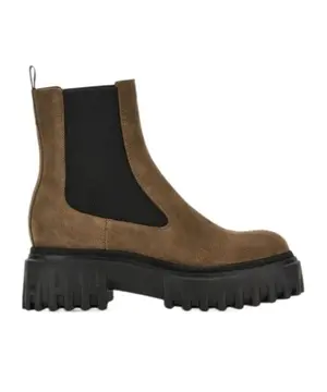 Hogan H700 Chunky Sole Ankle Boots
