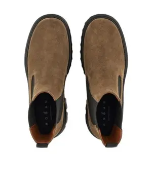 Hogan H700 Chunky Sole Ankle Boots