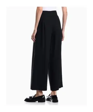 Emporio Armani Pleated Wide-leg Palazzo Trousers