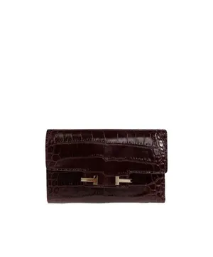 TOM FORD Textured Flap Wallet - No