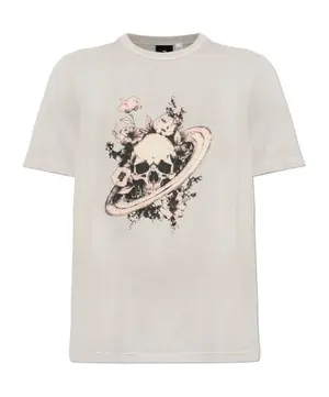 Paul Smith Skull Graphic T-shirt - Grey