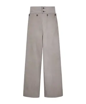 UMA WANG Button-up Casual Pants - Beige