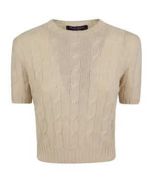 Ralph Lauren Crew-neck Sweater - Nude