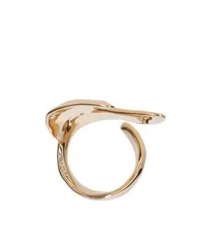 Balenciaga Polished Finish Sculptural Ring