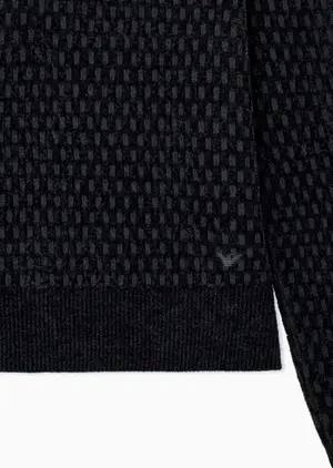 Emporio Armani Long-sleeve Stand-collar Pullover