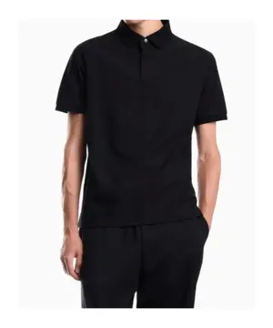 Emporio Armani Jacquard Jersey Polo