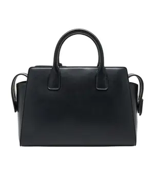 Armani Exchange Coated Fabric Tote Bag With Metal Hardware