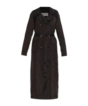 Dries Van Noten Double-breasted Trench Coat - Brown