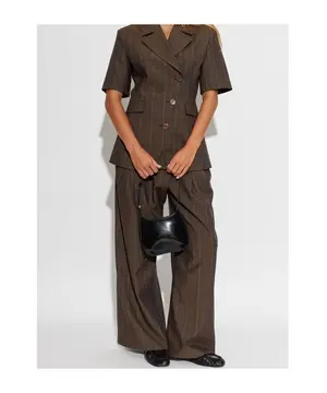 GANNI Short-sleeved Blazer
