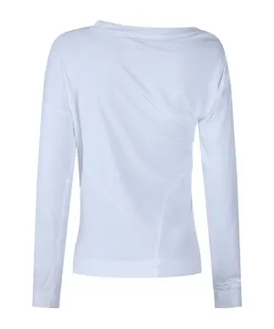 VIVIENNE WESTWOOD Orb Logo Draped Long-sleeve Top