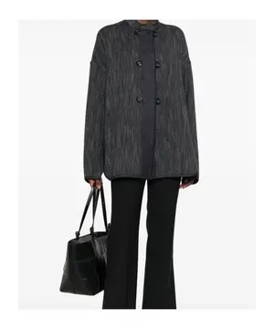Emporio Armani Double-breasted Herringbone Jacket