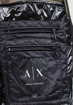 Armani Exchange Long-sleeve Stand-collar Padded Jacket