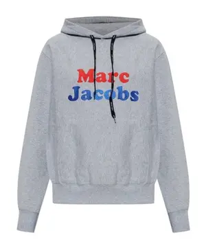 Marc Jacobs Long-sleeve Hooded Sweatshirt - Grey