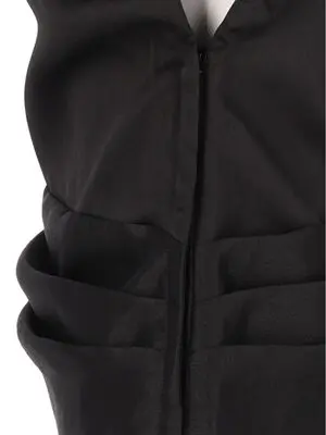 SELF-PORTRAIT Taffeta Draped Top