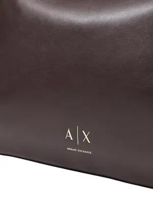 Armani Exchange Shoulder Bag In Technical Fabric