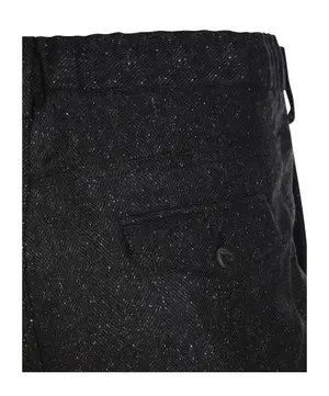 Eleventy Drawstring Slim Pants - Black