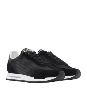 EA7 Lace-up Panelled Casual Sneakers