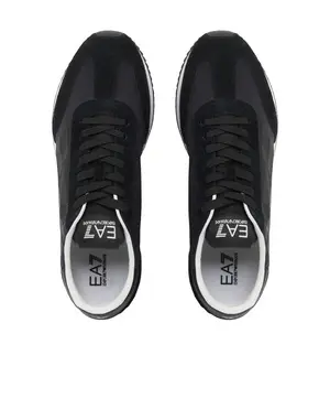 EA7 Lace-up Panelled Casual Sneakers