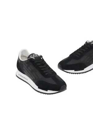 EA7 Lace-up Panelled Casual Sneakers