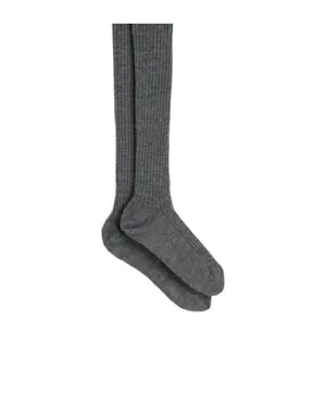 JIL SANDER Wool Blend Ribbed Tights - No