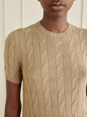 Ralph Lauren Cable Knit Short Sleeve Sweater