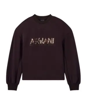 Armani Exchange Sweatshirt Stretch Viscose Scuba - Brown
