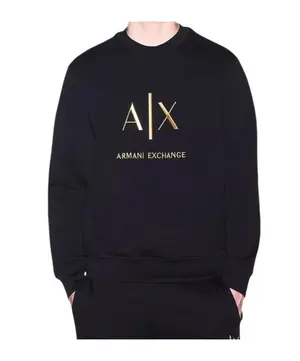 Armani Exchange Long-sleeve Crew-neck Sweatshirt