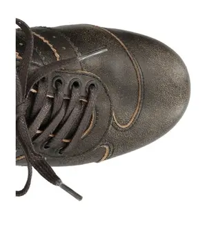 VIVIENNE WESTWOOD Distressed Leather Low-top Sneakers