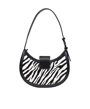 Armani Exchange Hobo Shoulder Bag In Coated Fabric