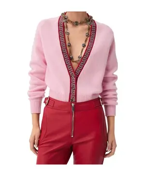 Versace Wool Cashmere Knit Cardigan