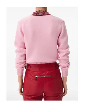 Versace Wool Cashmere Knit Cardigan