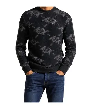 Armani Exchange Crew-neck Knit Top