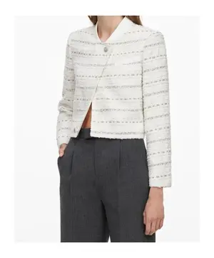 SELF-PORTRAIT Boucle Boxy Jacket
