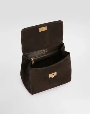 Dolce & Gabbana Small My Sicily Handbag In Split Calfskin