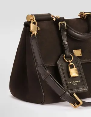 Dolce & Gabbana Small My Sicily Handbag In Split Calfskin