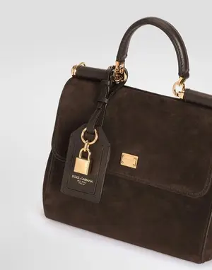 Dolce & Gabbana Small My Sicily Handbag In Split Calfskin