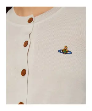 VIVIENNE WESTWOOD Eli Ruched-sleeve Cardigan