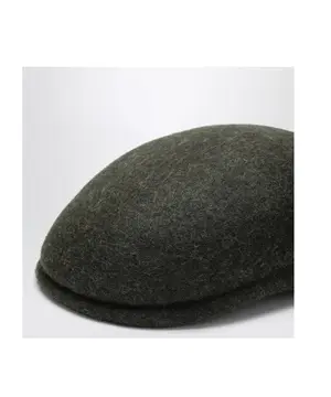 Loro Piana Wool Felt Flat-top Hat